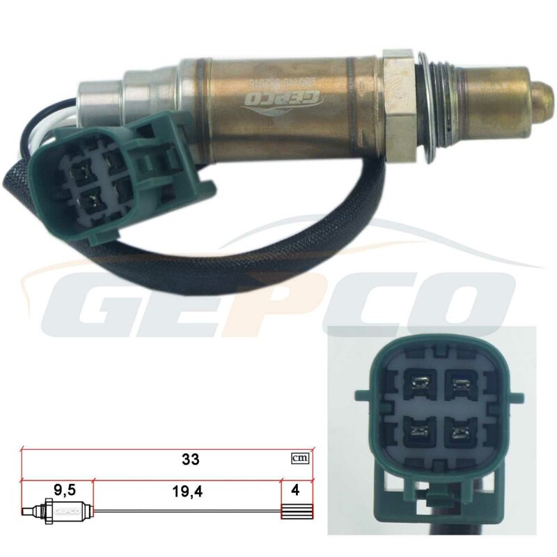 LAMBDASONDE NISSAN ALMERA N16 TINO MICRA III K12 PRIMERA P11 WP12, 28 ...