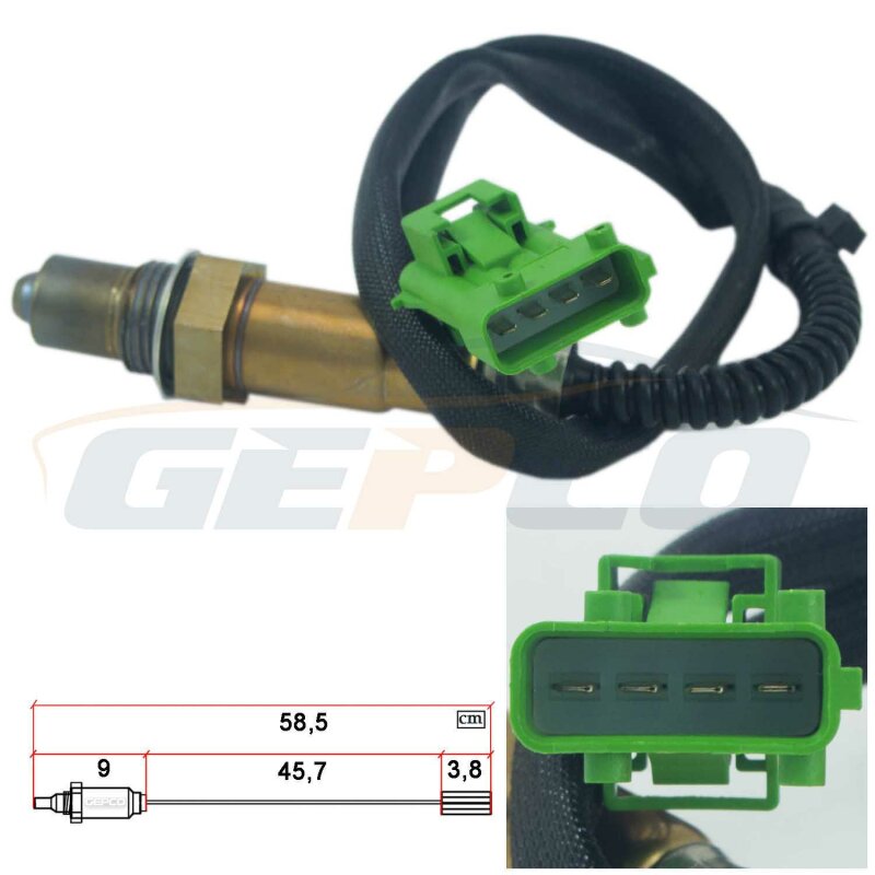 LAMBDASONDE CITROEN BERLINGO C2 C3 C4 C5 C8 DS4 DS5 EVASION JUMPY ...