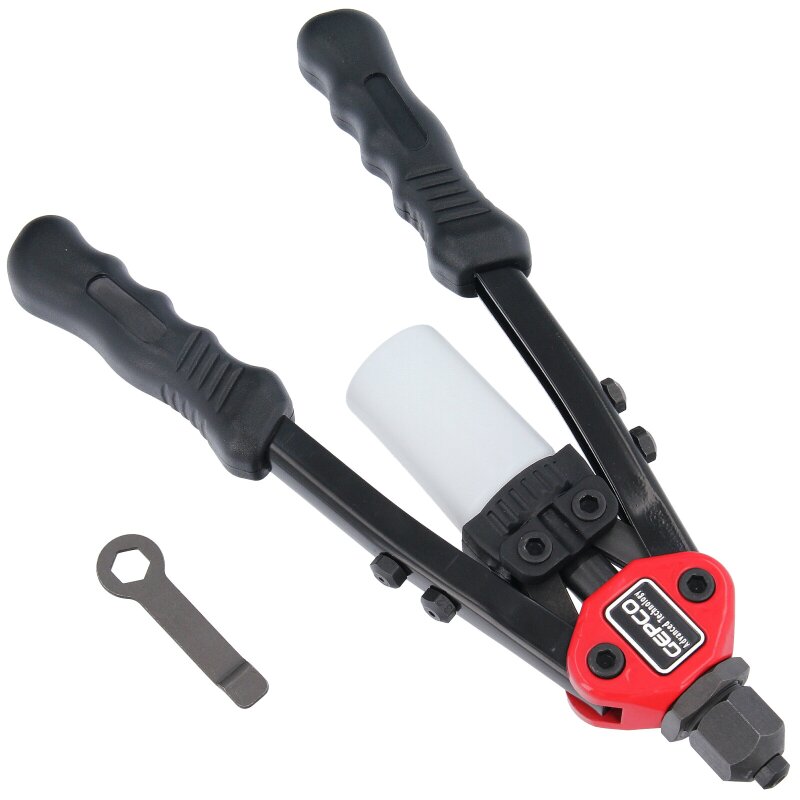 Heavy Duty Long Arms Hand Riveter Pop Blind Big Rivet Gun with Contai